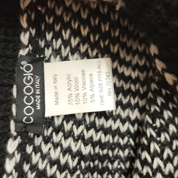 Sweaters | Cocogio Black And White Plaid Poncho | Poshmark